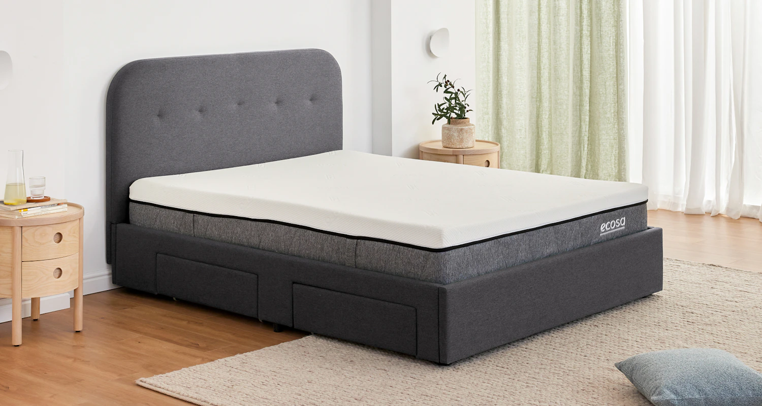 (Charcoal) King Size Cove Storage Bed Frame (Free Metro Delivery ...