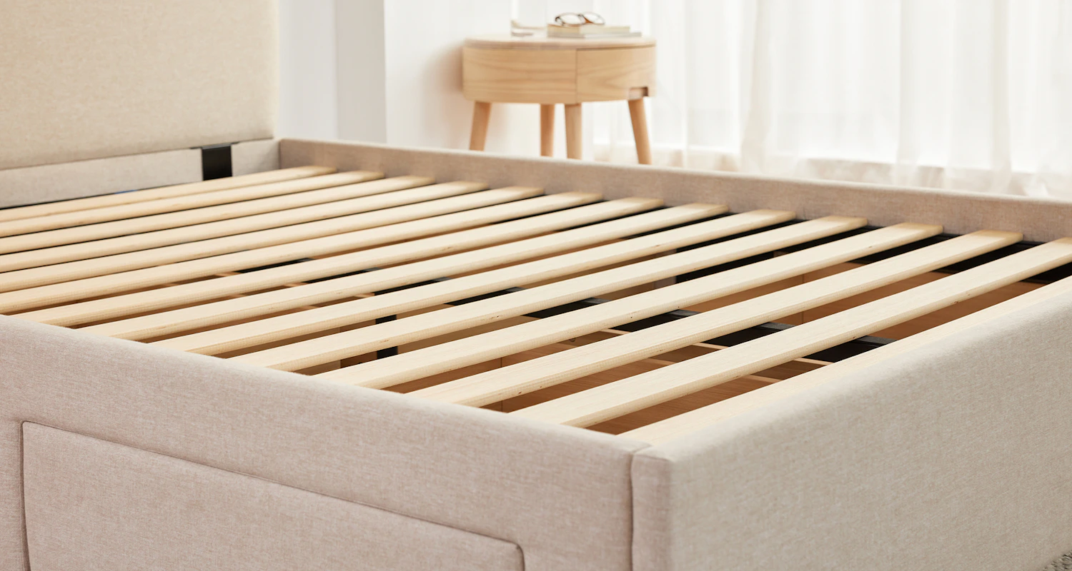 (Oyster Shell) King Size Luna Storage Bed Frame (Free Metro Delivery ...