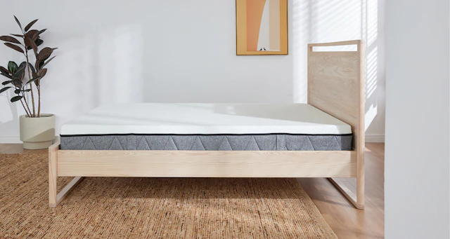 Axis Timber Bed Frame - Solid Ash Timber Bed - Ecosa